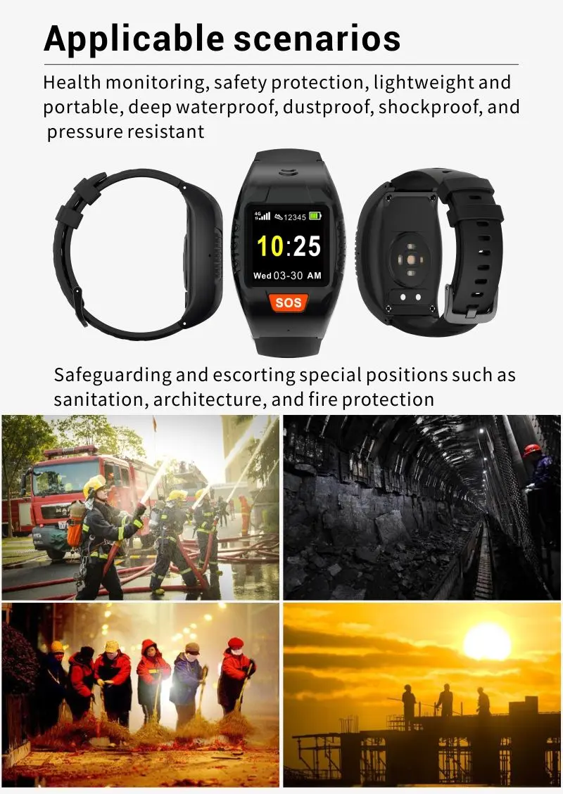 Safety Calling Personal Tracking Device For Security Guard With 2 Way ...