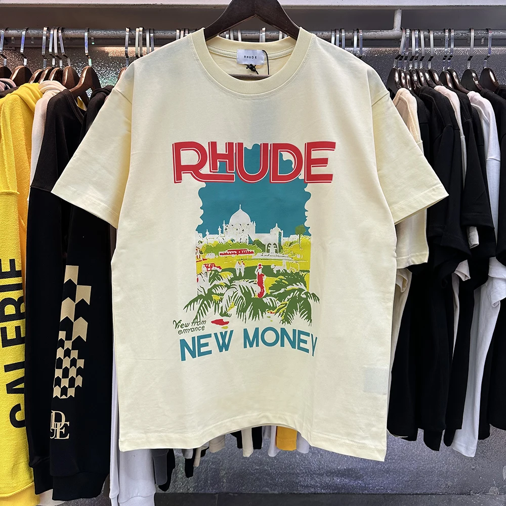 High Quality Wholesale Rhude T Shirts Men's Clothing Plus Size Clothing ...