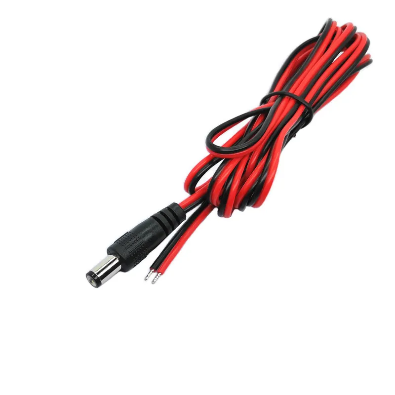 Black PVC 3ft Male to Male Power Cord 5.5x2.1MM DC Power Cable| Alibaba.com
