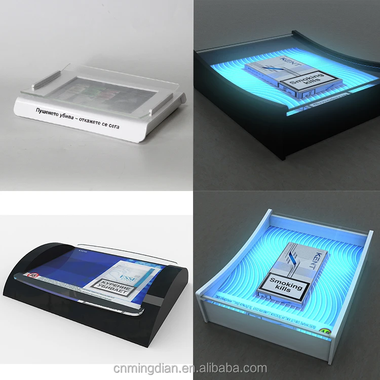 Acrylic LCD Coin Money Tray Holder - Unique Design Cash Tray