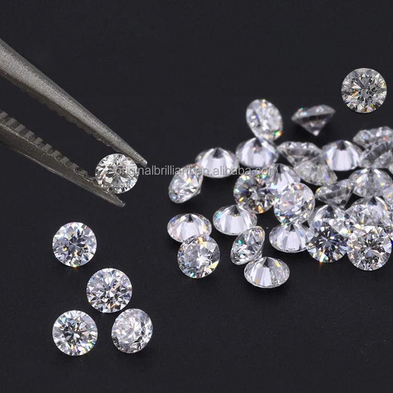 Melee Diamond Calibrated Size 0.1ct 0.2ct Synthetic Lab Grown
