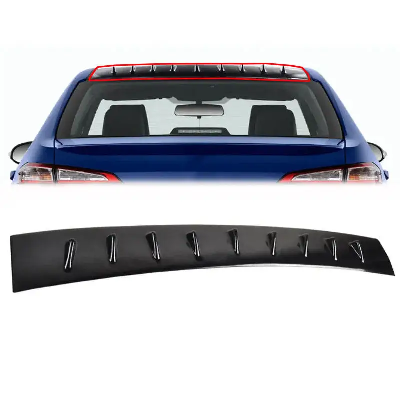 Shark Fin Rear Roof Spoiler Wing Glossy Black For Toyota Corolla Sedan ...