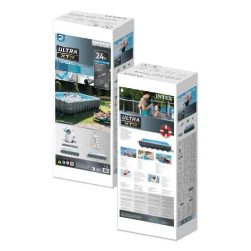 Intex 26356 26364 26374 Schwimmbad 18f Ultra Metal Frame Rectangular ...