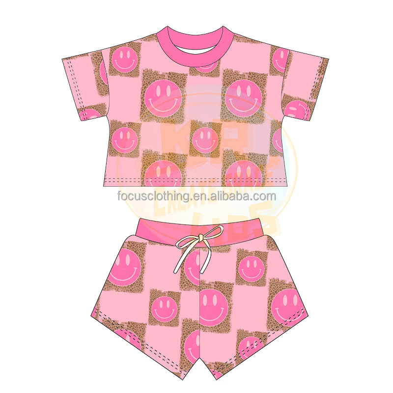 New Design Kids Girls Bell Bottoms Custom Pattern Baby Milk Silk Flared ...