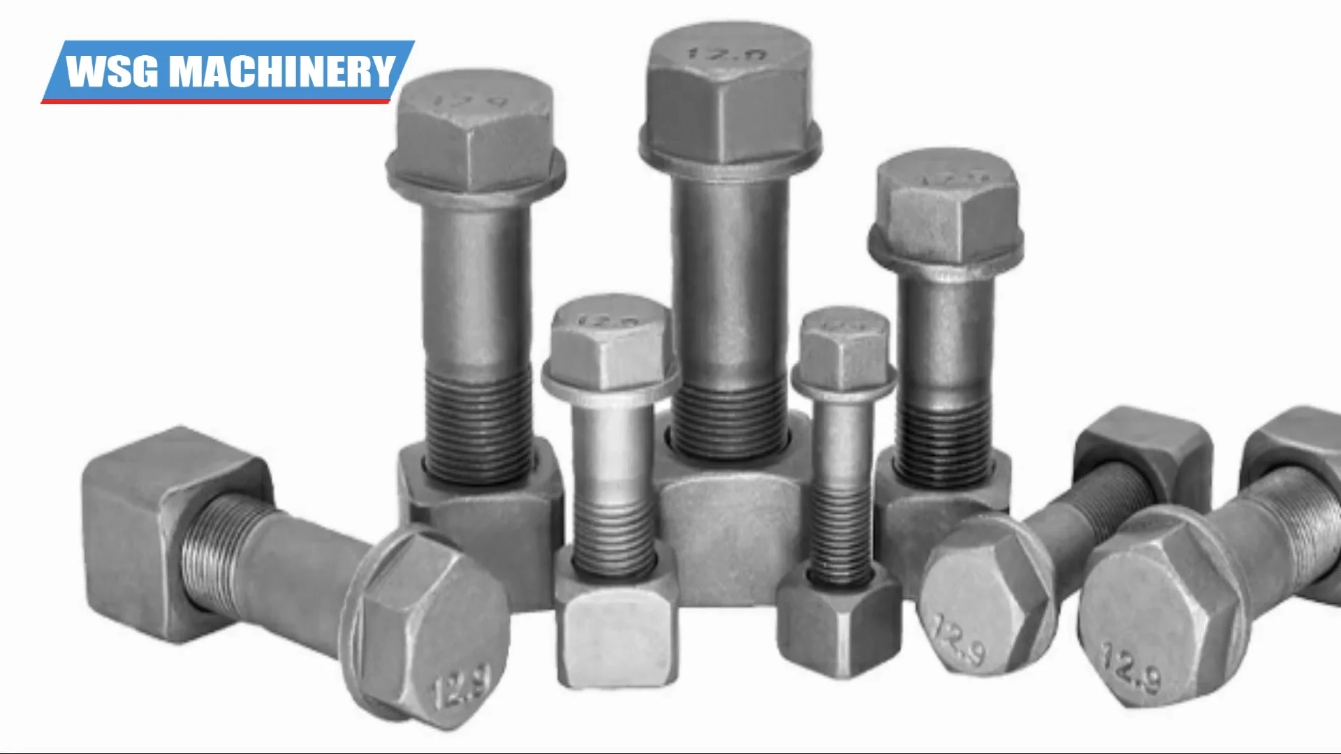 Hot Sale Grade12.9 High Strength Track Shoe Bolt&hex Nut For Excavator ...