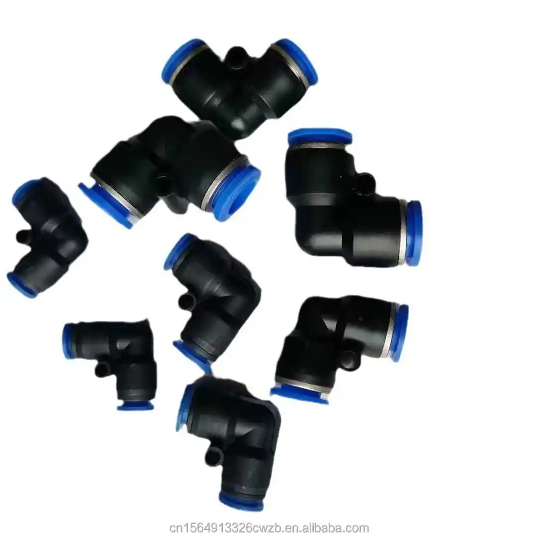 Pv Pneumatic Couplings Elbow Through the Pipe Airway Fast Air Pipe ...