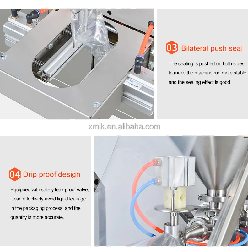 U Shaped Hopper 10-100ML - Efficient Liquid Packing Machine