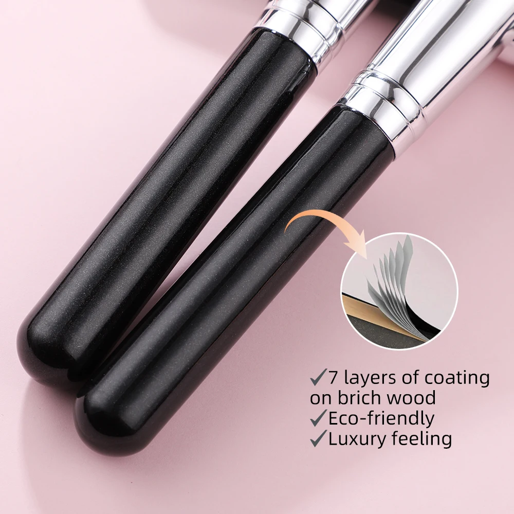 Mona Professional Maquillaje Tools Synthetic Korean Black Foundation ...