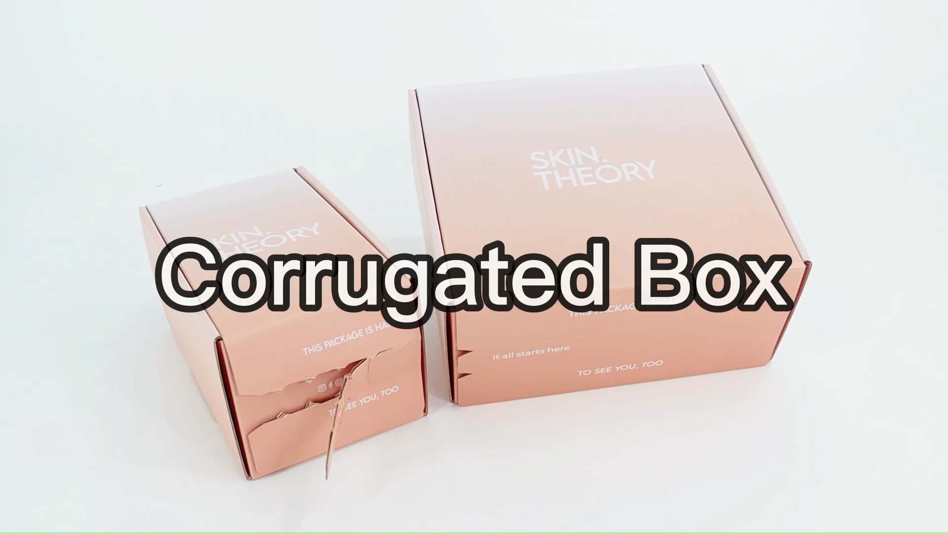 Custom Eco Friendly Recyclable Zipper Corrugated Packaging Mailer Box ...