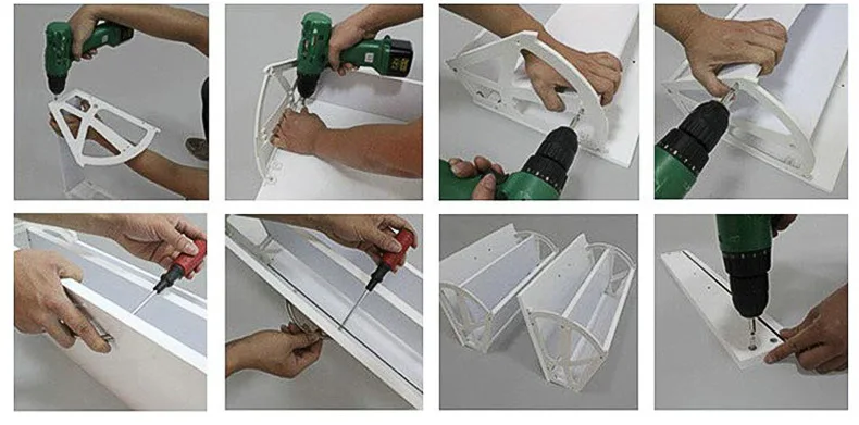 Iron Bracket Hinge Folding Shoe Rack Hardware for Cabinet