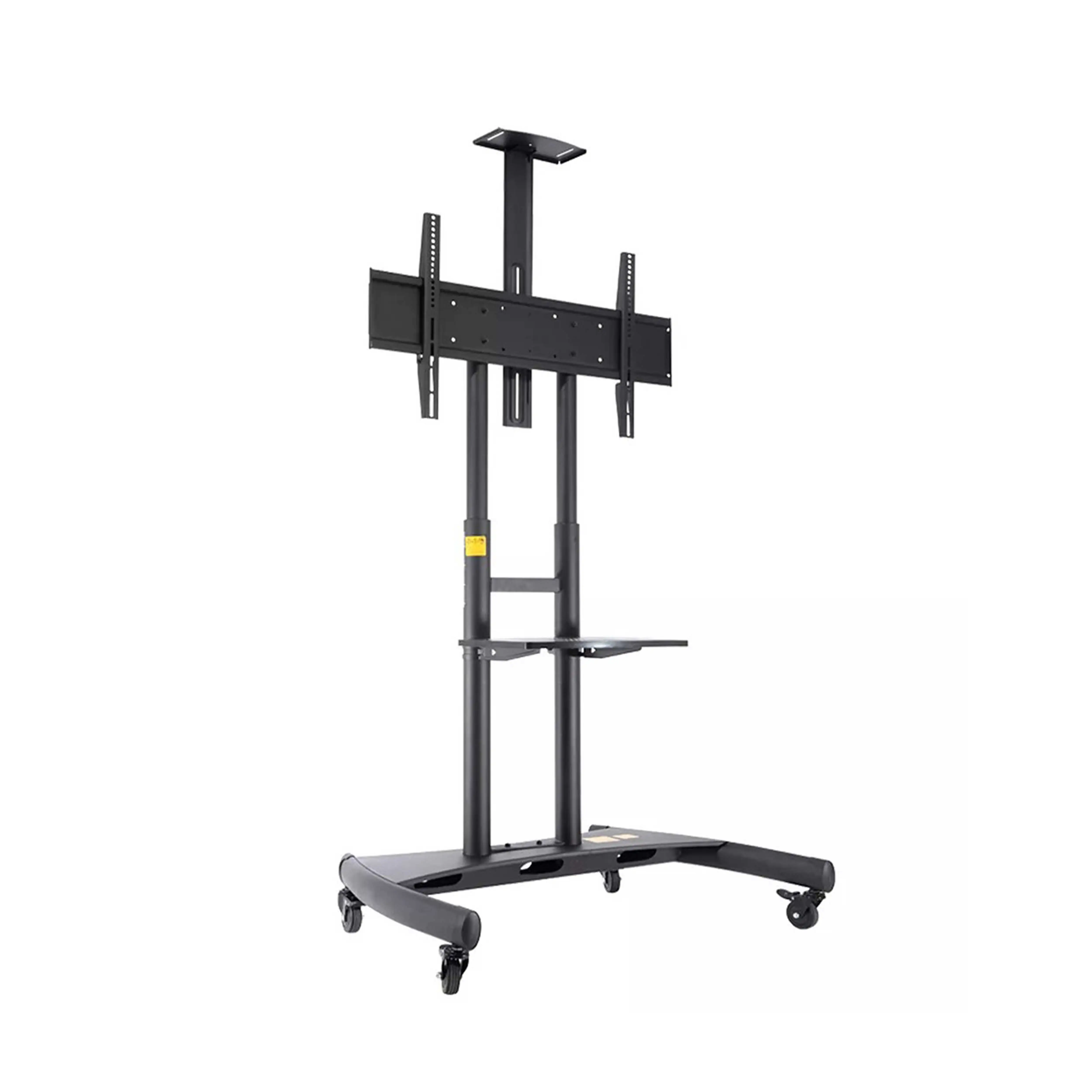 Nbjohson Aluminum Tv Rolling Display Stand 55"-120" Large Screen ...
