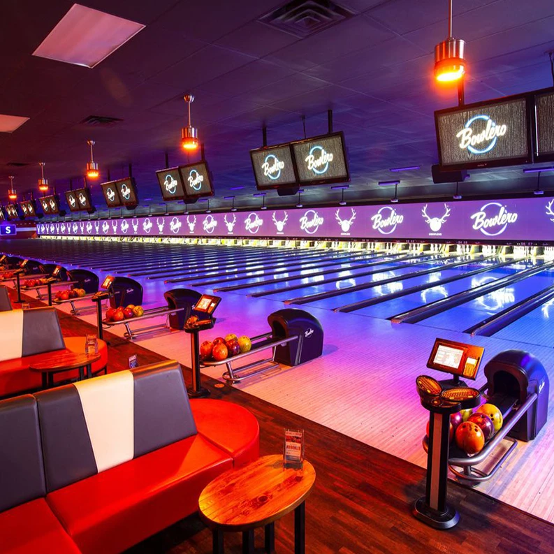 Indoor High End Design Recreation Center Bowling Lanes Complete Adult ...