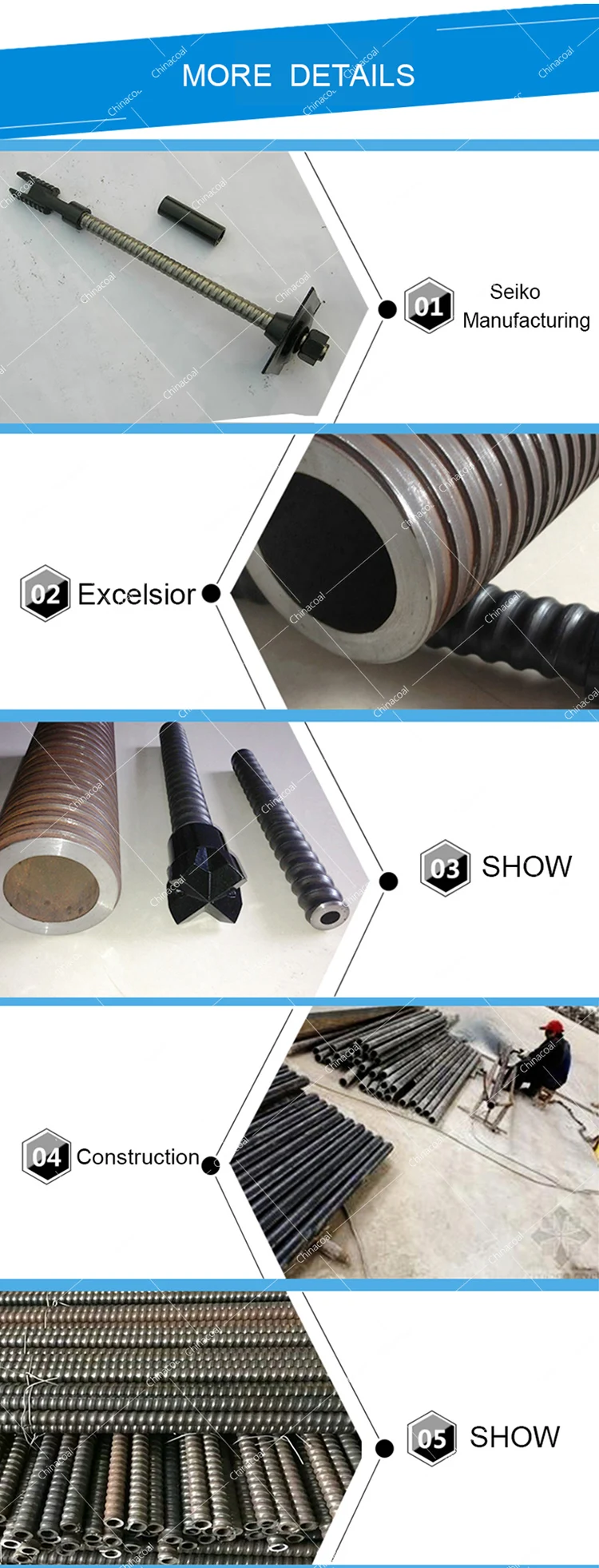 High Quality Fiberglass Anchor Bolts - Durable & Versatile