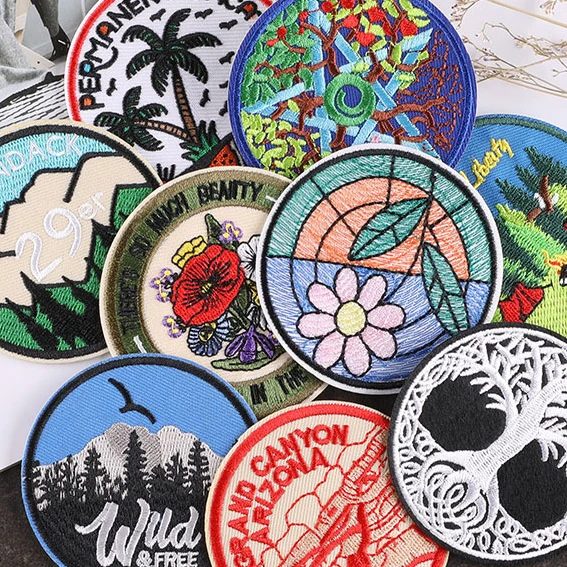 Factory Custom Brand Logo Patches Hat Clothing 3D Embroidery Patches ...