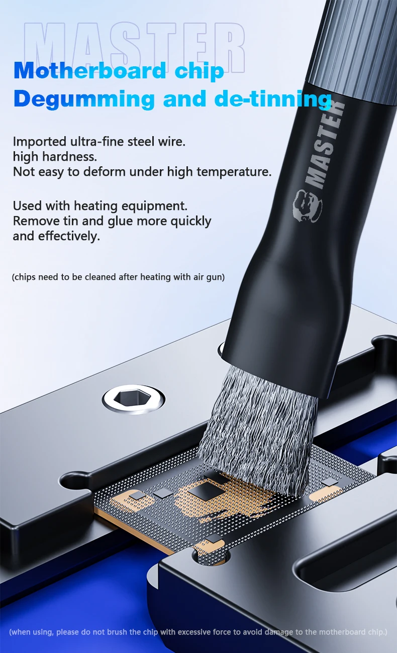 MECHANIC Master Steel Brush - Anti-Static Cleaning Tool