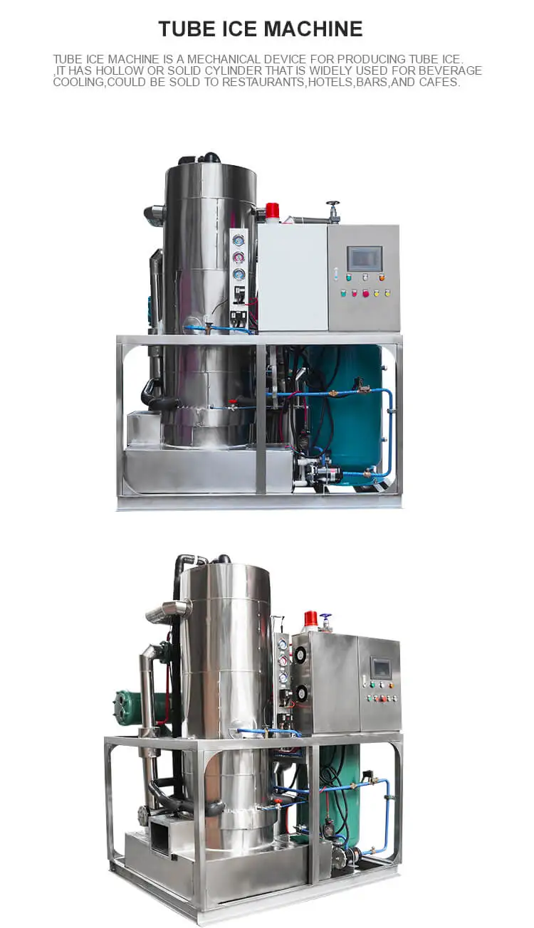 Icemedal Imt5 5 Ton Capacity Per Day China Industrial Ice Maker Tube ...