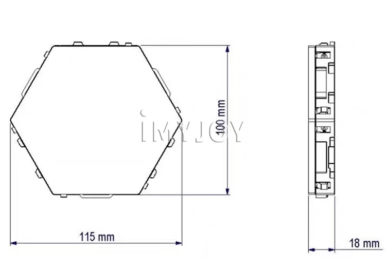 IMYJOY Interactive Agility Light Board - Fast Challenge Game