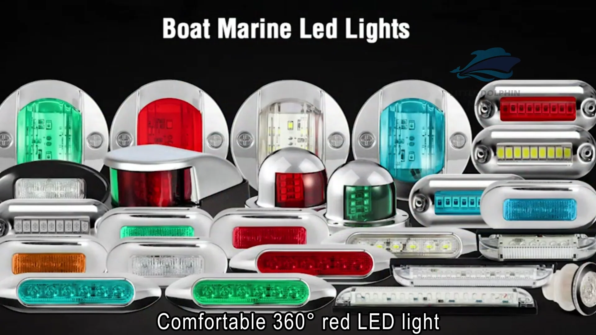 Little Dolphin Blue Underwater Led Lights 10-30v Submersible Underwater ...