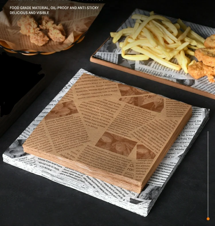 High Quality Burger Sandwich Food Wrapper Greaseproof Wrapping Paper ...