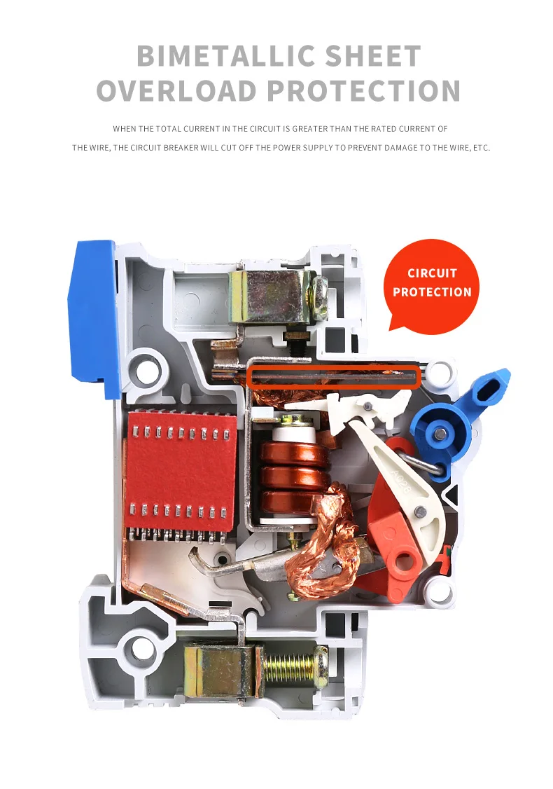 High Quality Schneiderse Mcb Acti9 Ic65n Series 3p 1a 2a 3a 4a 6a 10a ...