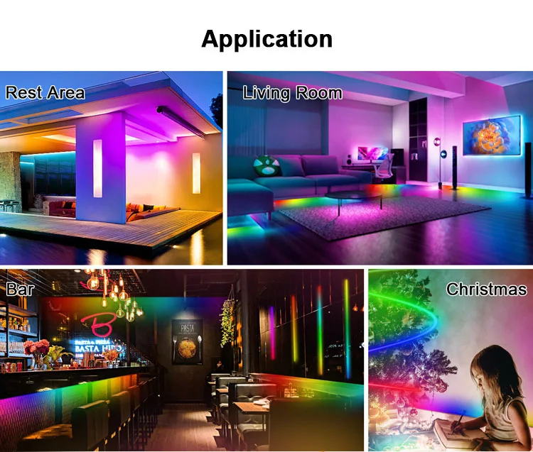 Dream Color Addressable COB LED Strips - Flexible Lighting