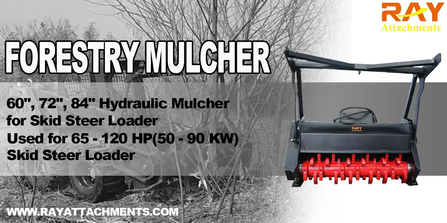 Tree Mulcher for Skid Steer - Efficient Brushwood Management