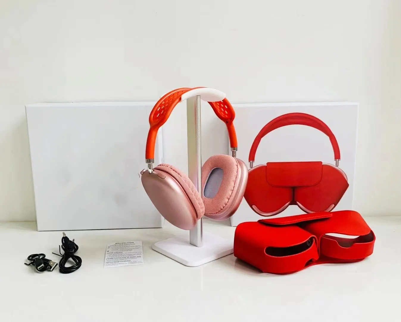 New Model P9 Pro Max Headphones Fashion Noise Cancelling P9 Pro Max Wireless Earphone Over-ear ...