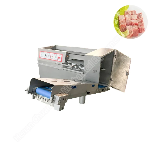 Beef pork frozen Restaurant dicing equipment meat dicer cube machine ...