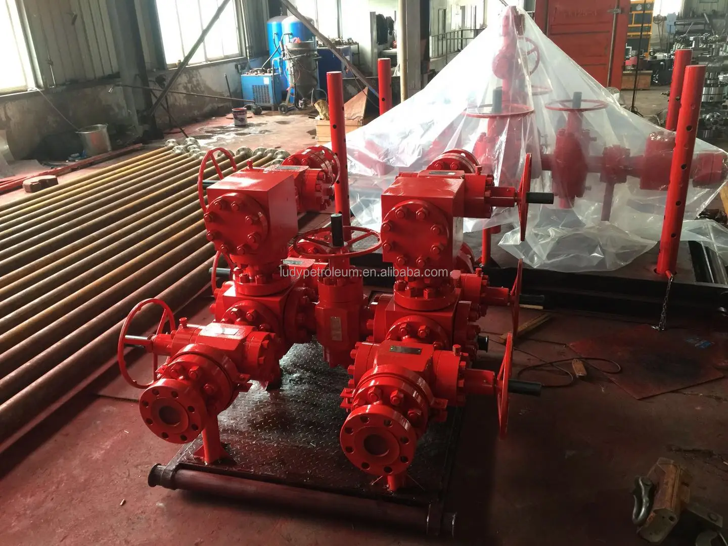 Api 6a Well Test Drilling Manifold Skid Choke Manifold For Oil Well ...