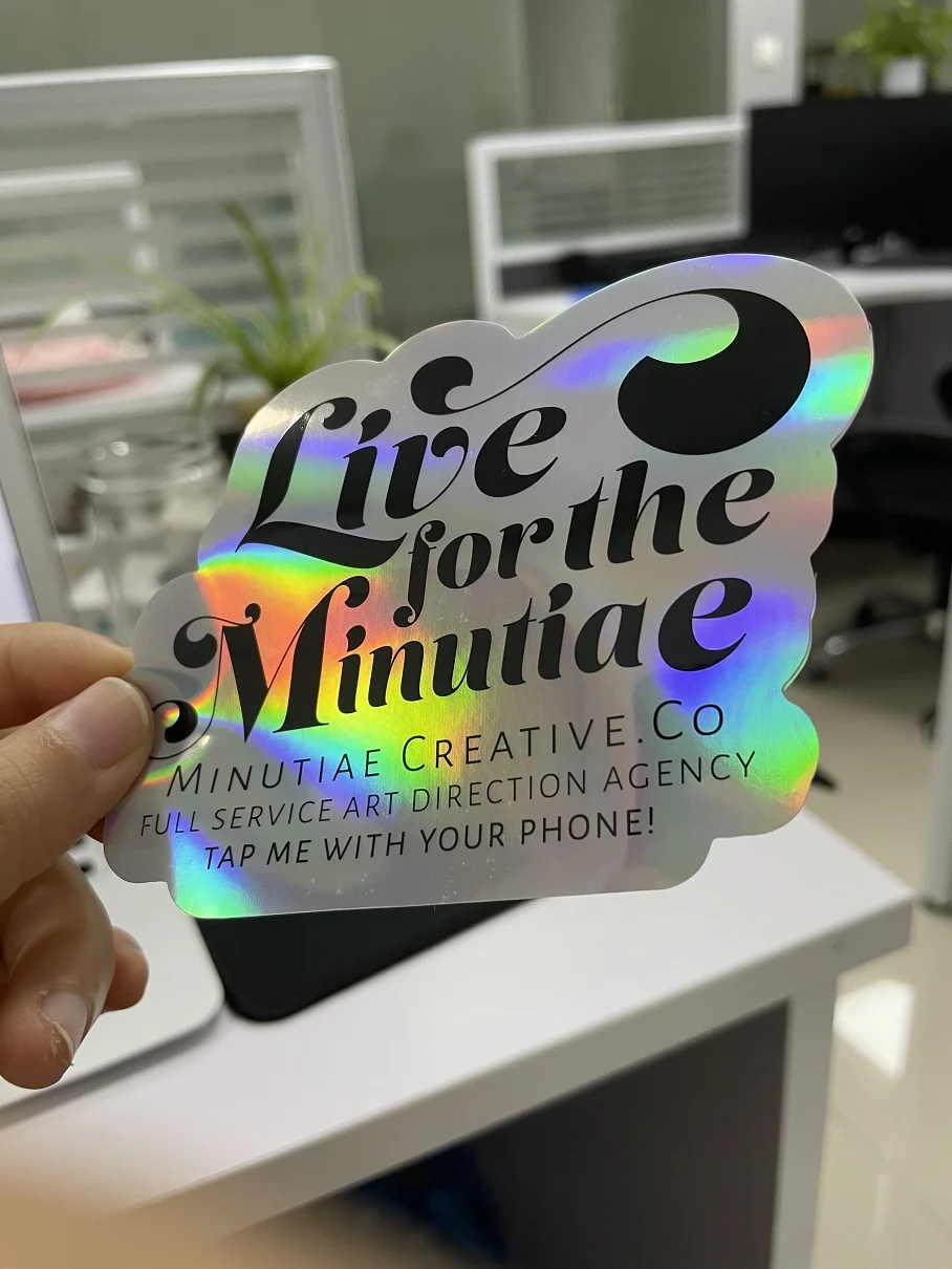 Custom Maker Laser Paper Logo Hologram Sheets Roll Printing Clear ...