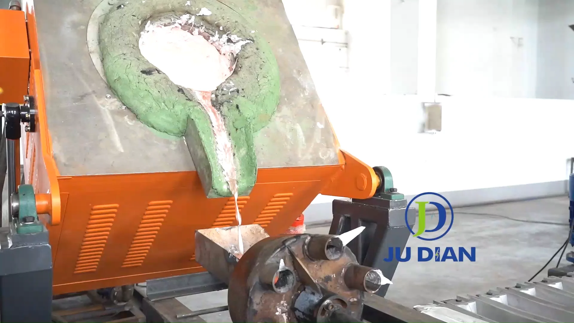 Easy Operation Automatic Pouring Copper /aluminum Ingot Making Machines ...