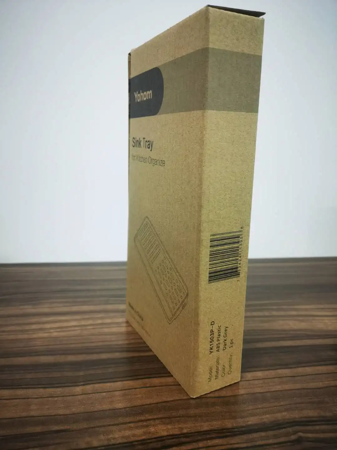 台所の流し用 Absプラスチックスポンジホルダー 水切り 水が流れる トレー 吸盤付/洗剤・ソープ・スポンジ・たわし入れ シンク 用 ホルダー ...