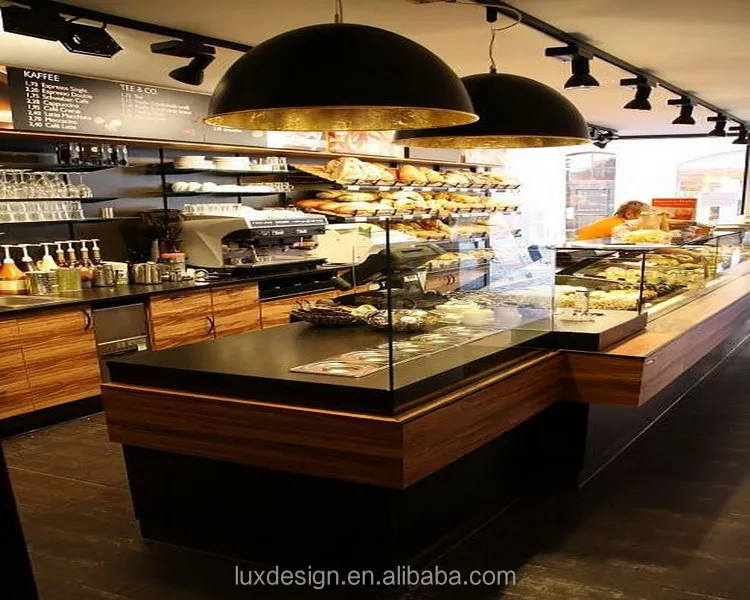 Custom Made Glass Transparent Food Table - Bakery Showcase