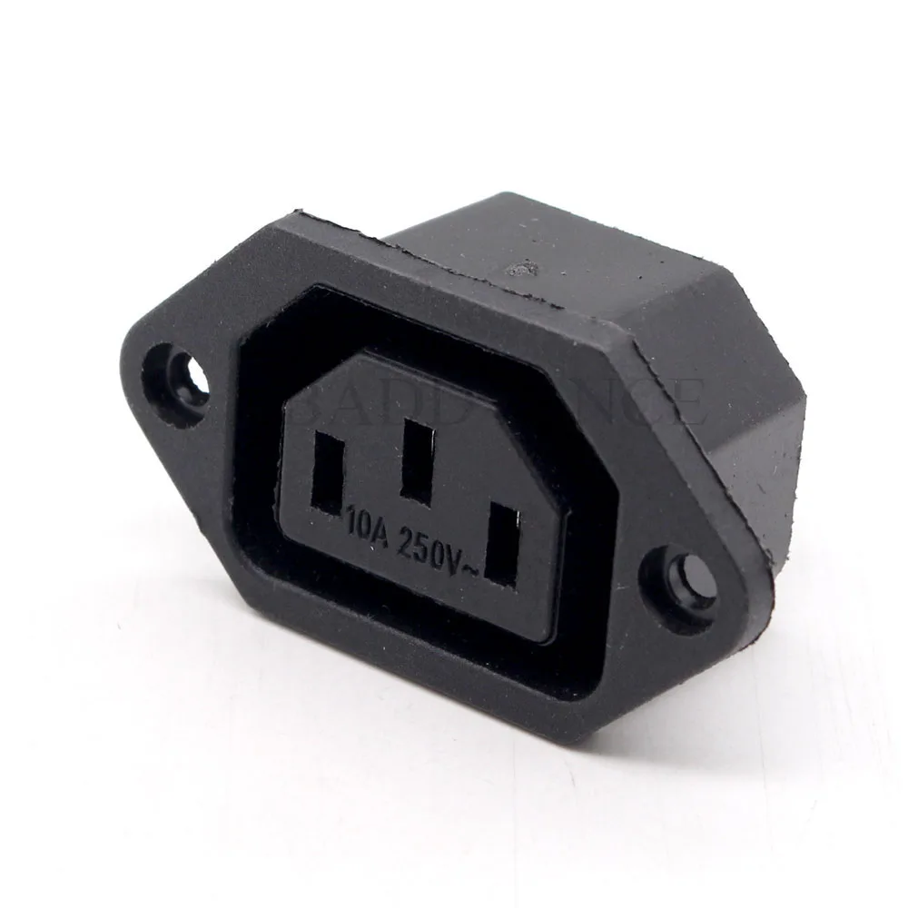 3 Pin AC IEC Straight Female Male Socket Extension Line Cable IEC ...