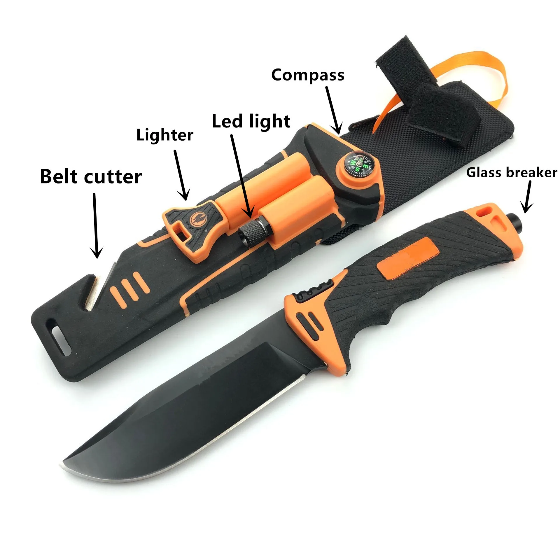 Multi Function Outdoor Survival Tools Knives Camping Tactical Hunting ...