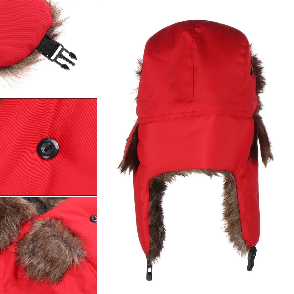 Trapper Hat Fun Snowflake For Men - Winter Ushanka With Ear Flaps, One ...