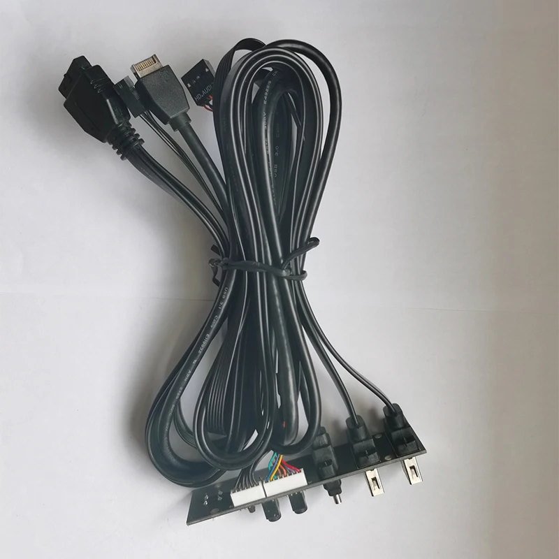 Computer Case Front Panel PCB Cable - Dual USB & Audio