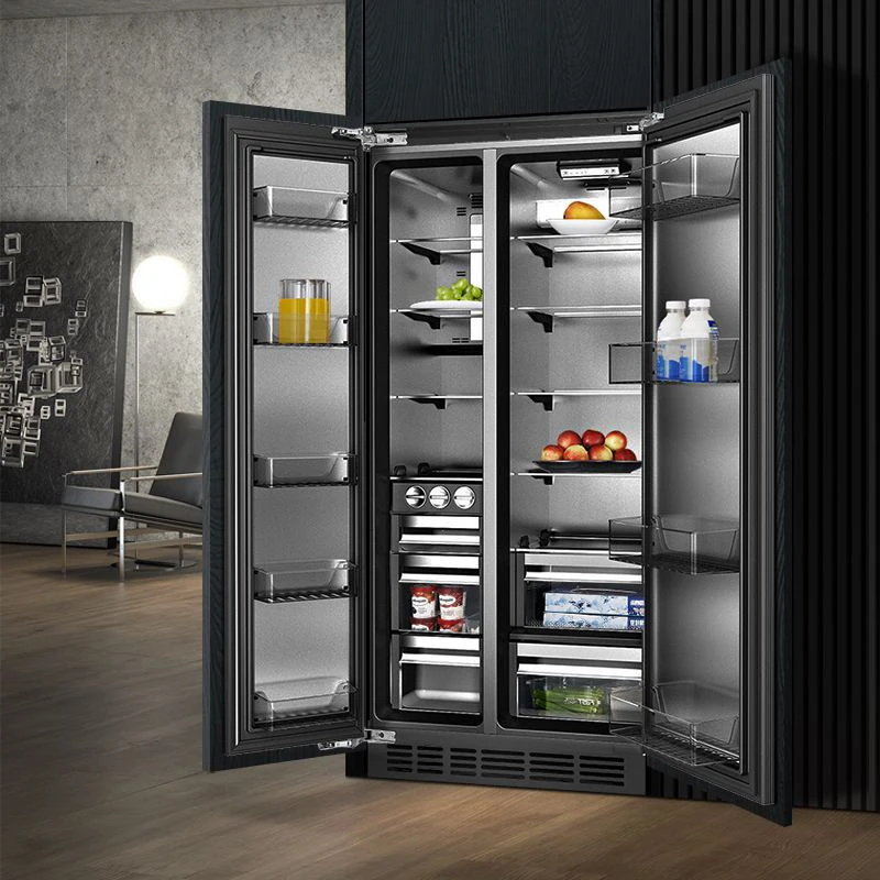 Low Price COMPRESSOR Double Door Fridge Side-by-side Refrigerators Hous ...