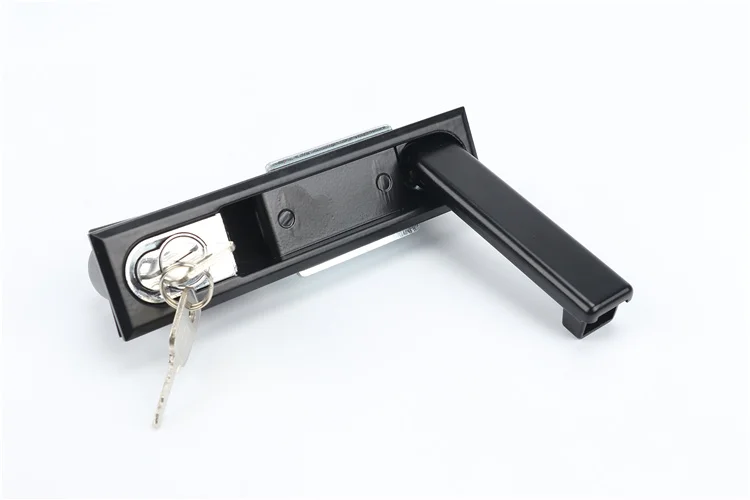 MS818 Push Button Electrical Cabinet Swing Handle Lock