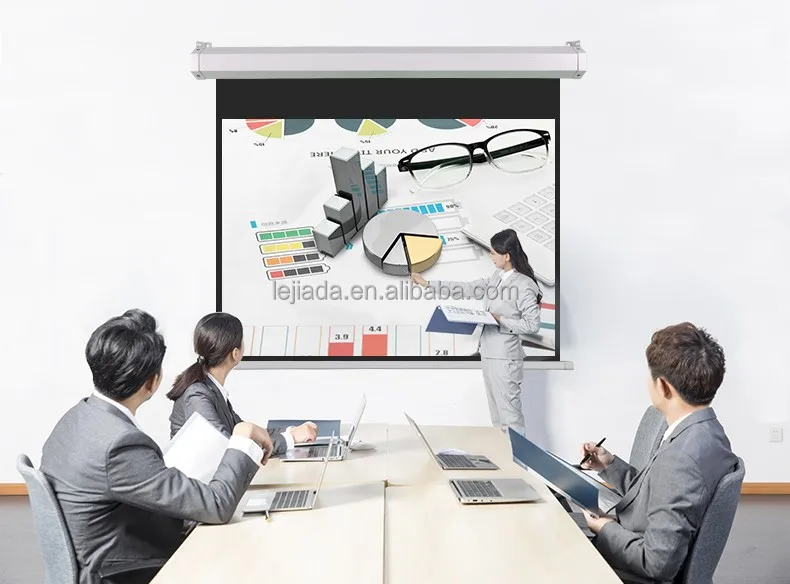 Alr Electronic Projection Movie Screens 4K HD16:9 Foldable and Anti ...