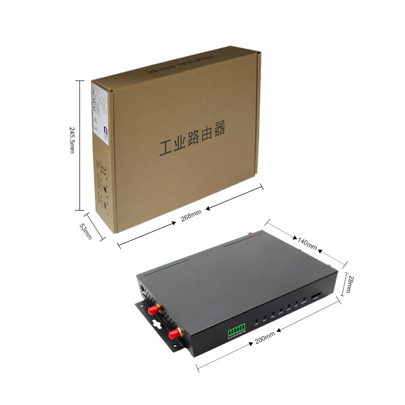 Industrial 4G Wifi Router - Dual SIM, Gigabit Ethernet