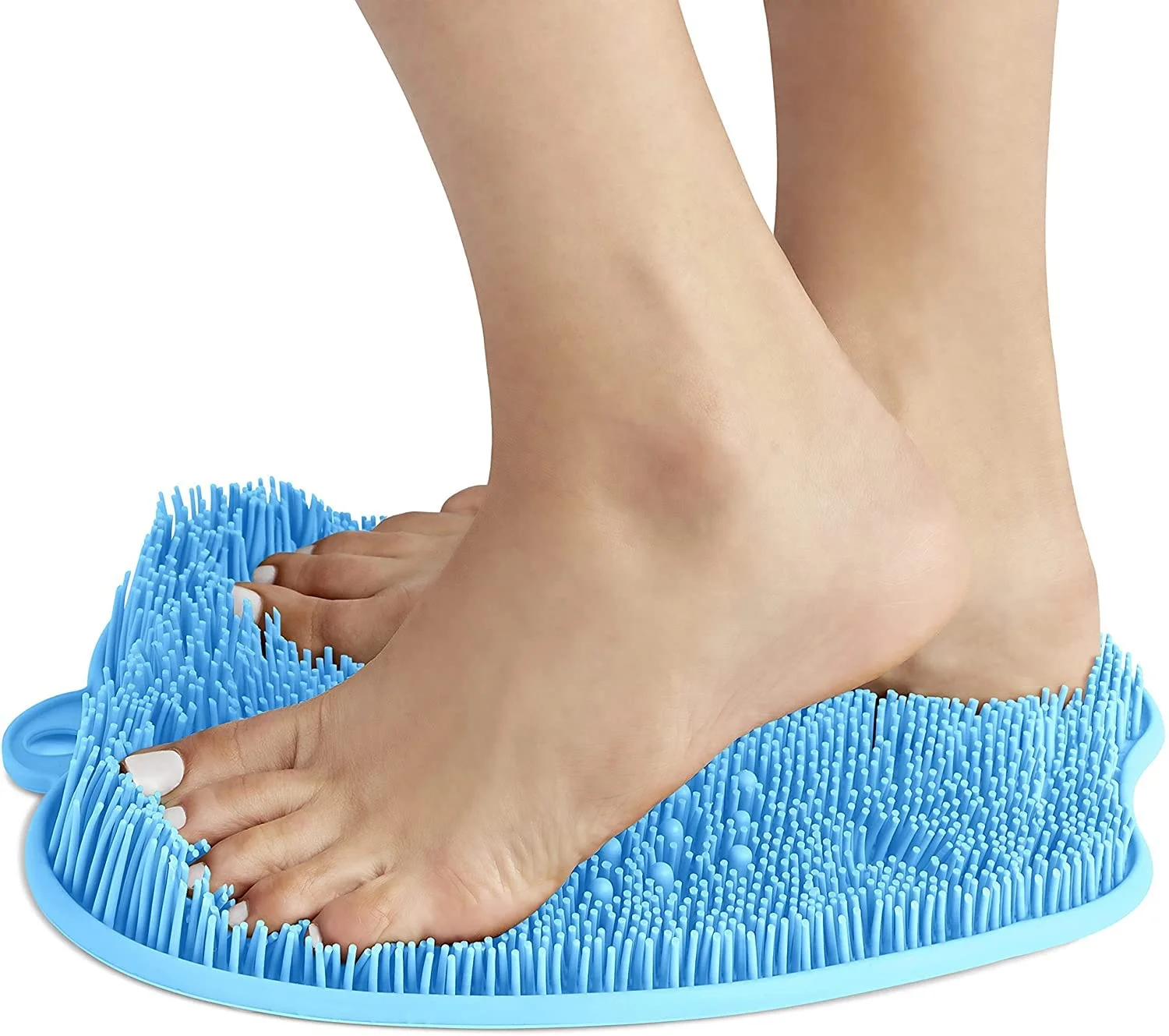 Wholesale Trp+pvc/wooden Funny Foot Scrubber Brush Blue Slippers ...