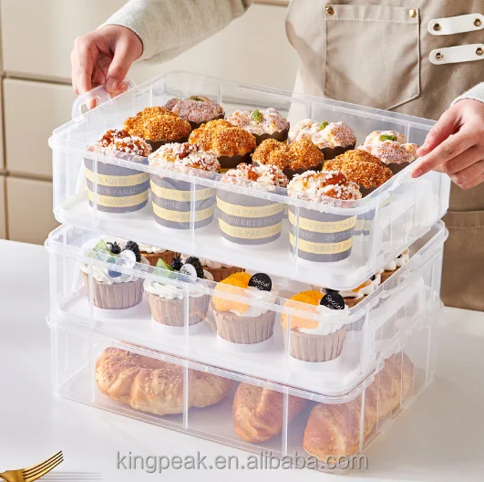 Cupcake Holder Store up to 36 Cupcakes - Kingpeak Container