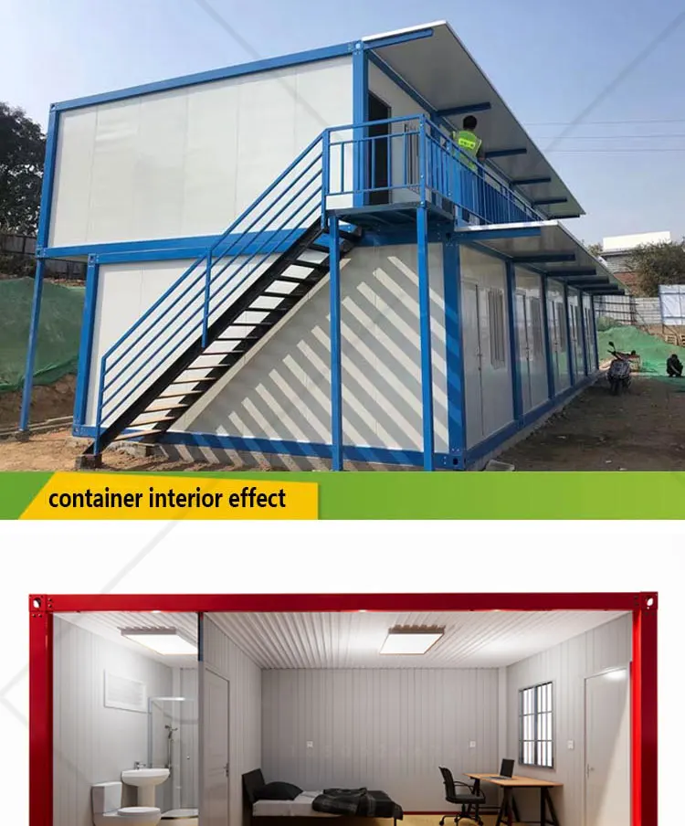 Two Story Modular Prefab Prefabricated Modern Shipping Container House ...