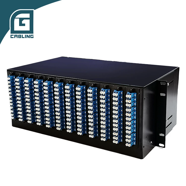 Gcabling 144 core SC fibra Rack mount distribution frame 288 port LC ...