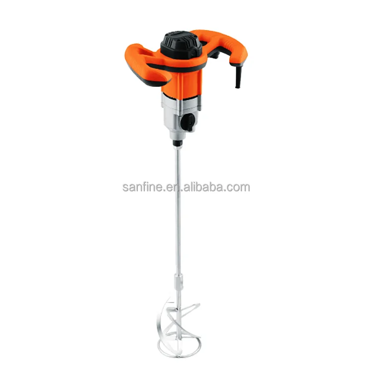 Electric Handheld Cement Mixer 1400W Hand Concrete Mixers Easy to Carry ...