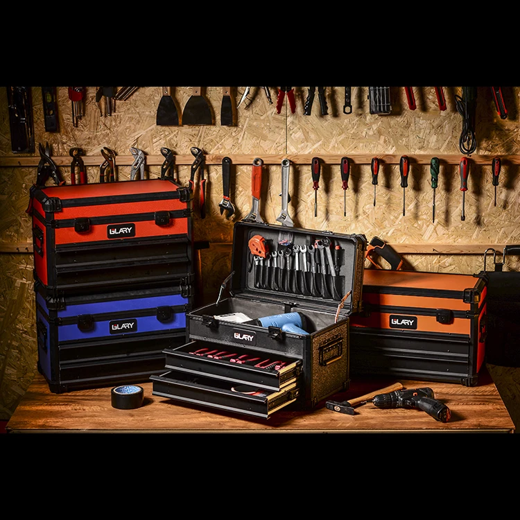 GLARY Portable Tool Case with Wheels - Durable & Versatile