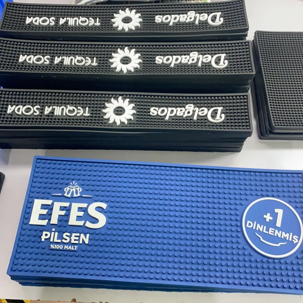 Wholesale Eco-friendly Soft Pvc Rubber Bar Mat Custom Coffee Bar Mat ...