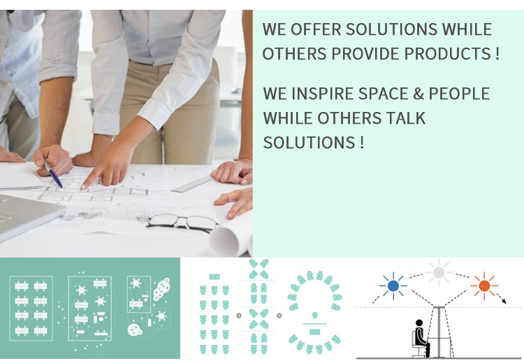 Wood Modern Small Office Customer Service Counter Front