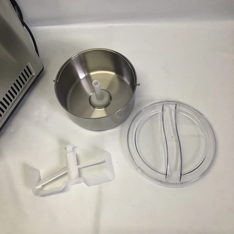 2.5L Automatic Home Ice Cream Maker with Compressor Stainless Steel ...